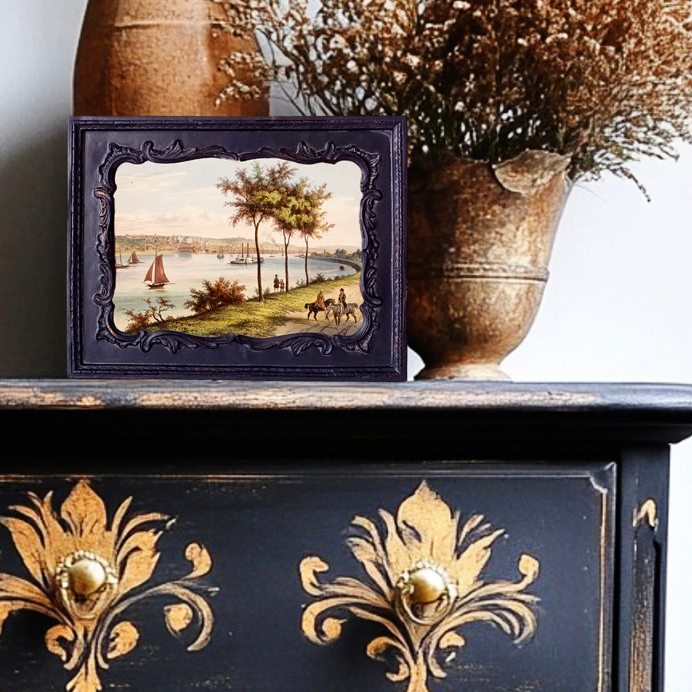 Victorian Scrollwork Frame – Are Violets Blue